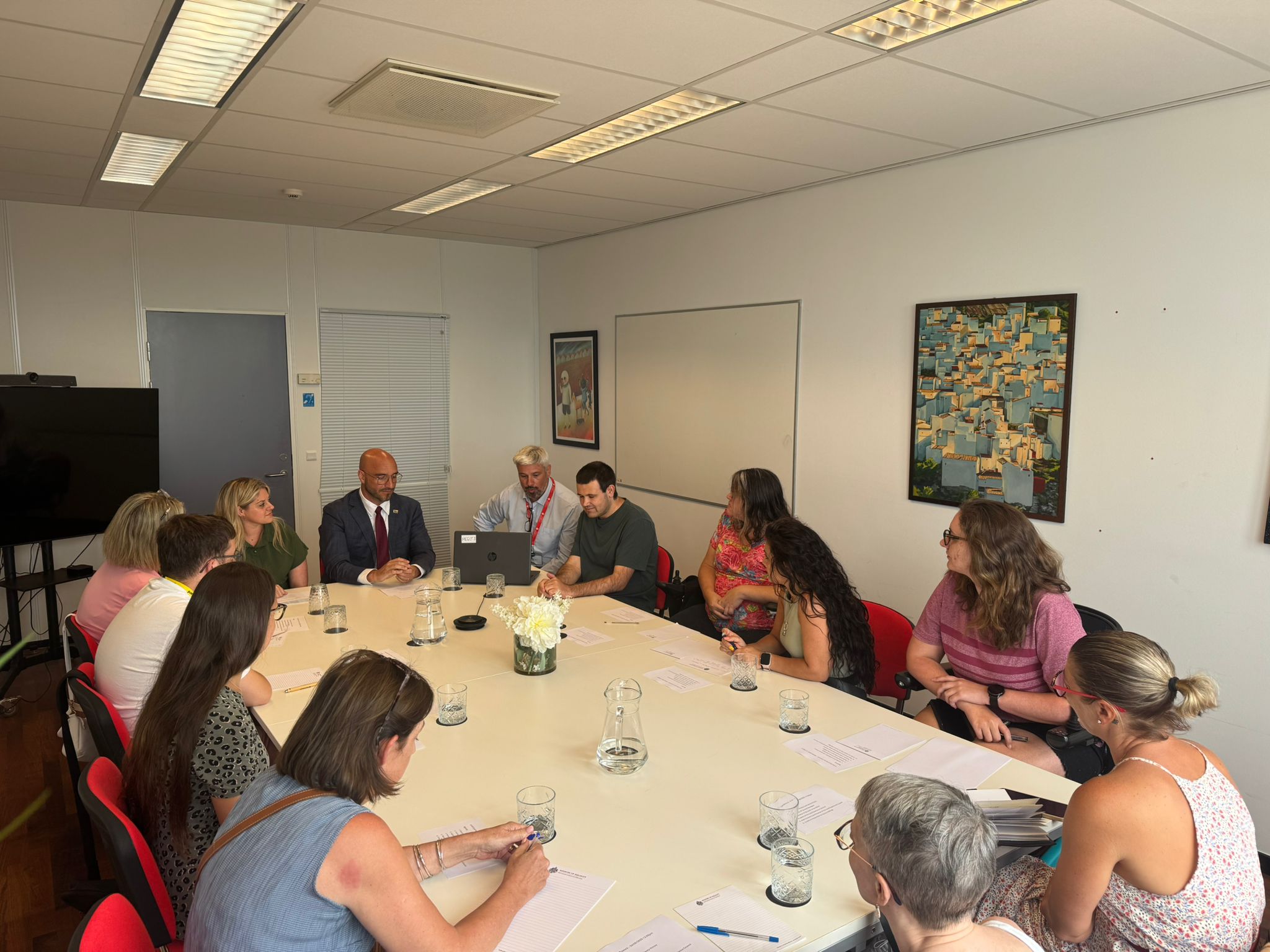 Minister Santos Holds Meeting With The Lived Experience Council - Your Gibraltar TV (YGTV)