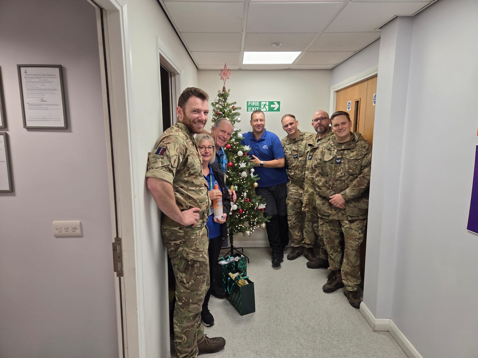 RAF Gibraltar Spreads Christmas Cheer To Veterans - Your Gibraltar TV ...