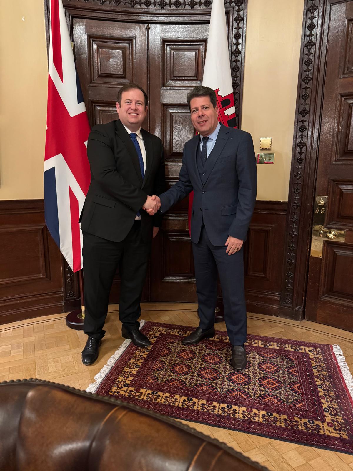 Chief Minister Meets Minister For Europe - Your Gibraltar TV (YGTV)