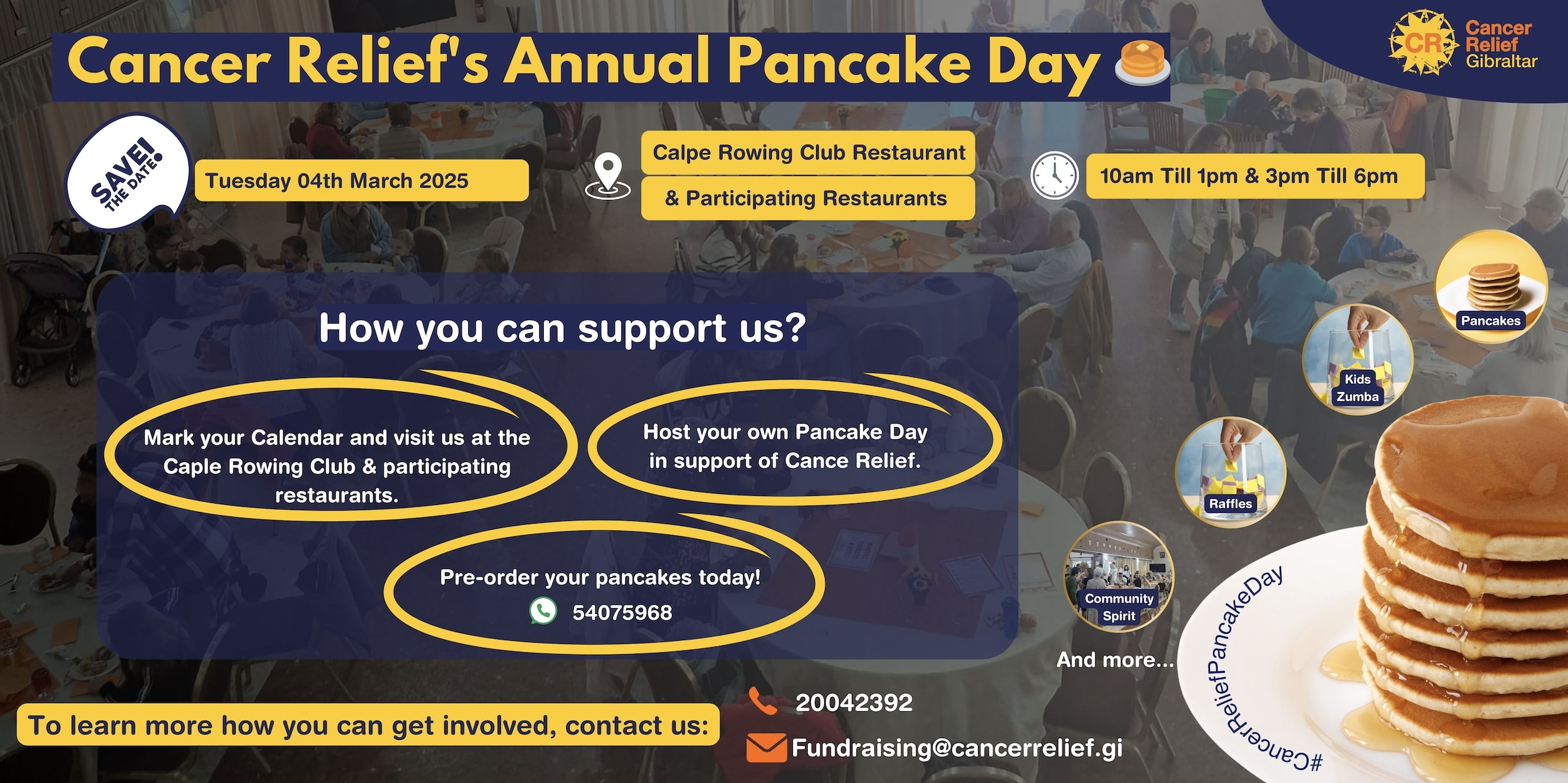 Cancer Relief Pancake Day 2025 - Your Gibraltar TV (YGTV)
