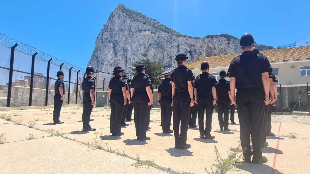 First Inspection For New Police Officers - Your Gibraltar TV (YGTV)