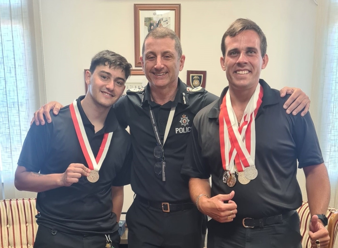 Gold Medals For RGP Support Staff - Your Gibraltar TV (YGTV)