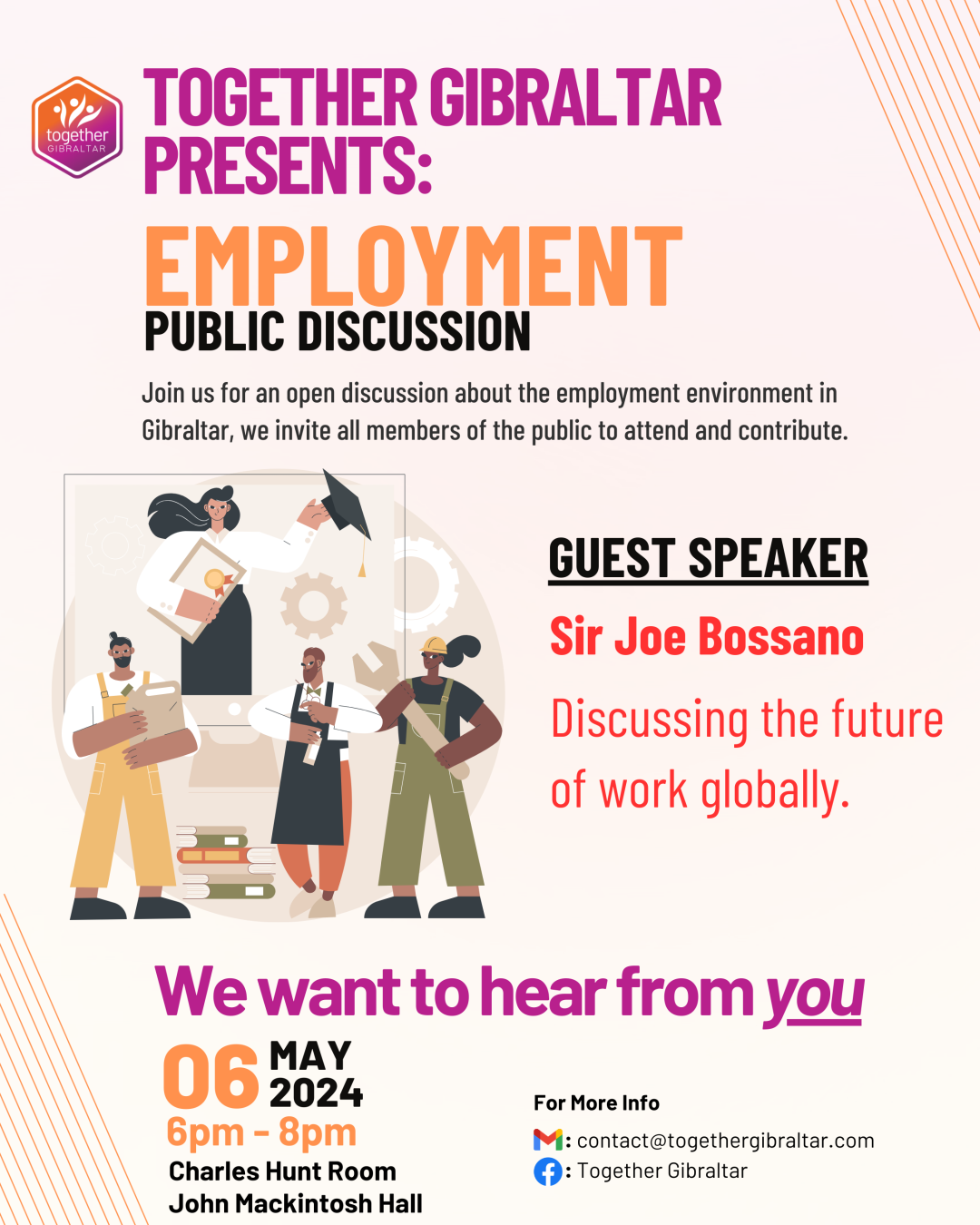 Together Gibraltar To Host Employment Workshop - Your Gibraltar TV (YGTV)