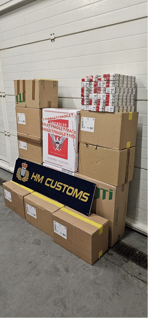 HM Customs Seize 420 Cartons Of Cigarettes In A Private Vehicle - Your ...