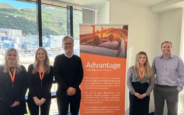 Minister Feetham Visits Advantage Insurance - Your Gibraltar TV (YGTV)