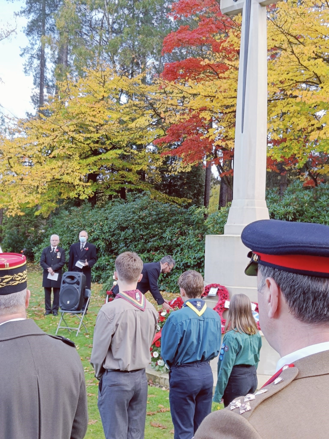 Gibraltar Wreath Laid at Commonwealth War Graves Commission Cemetery ...