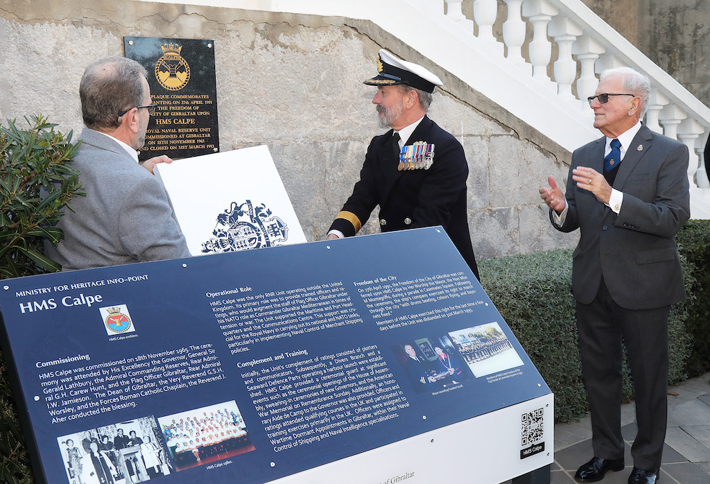 Ministry for Heritage Unveils HMS Calpe Interpretation Panel and ...