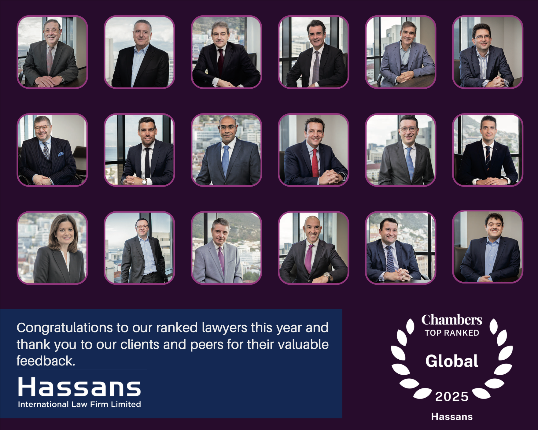 Chambers Global 2025 Launched with Band 1 Ranking for Hassans - Your Gibraltar TV (YGTV)