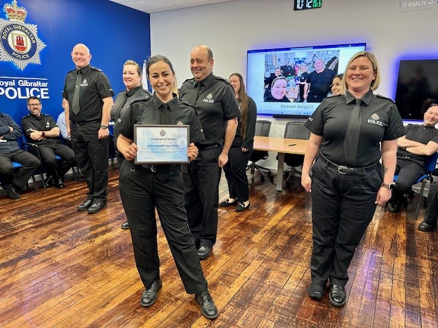 Tania’s last day in the RGP - Your Gibraltar TV (YGTV)