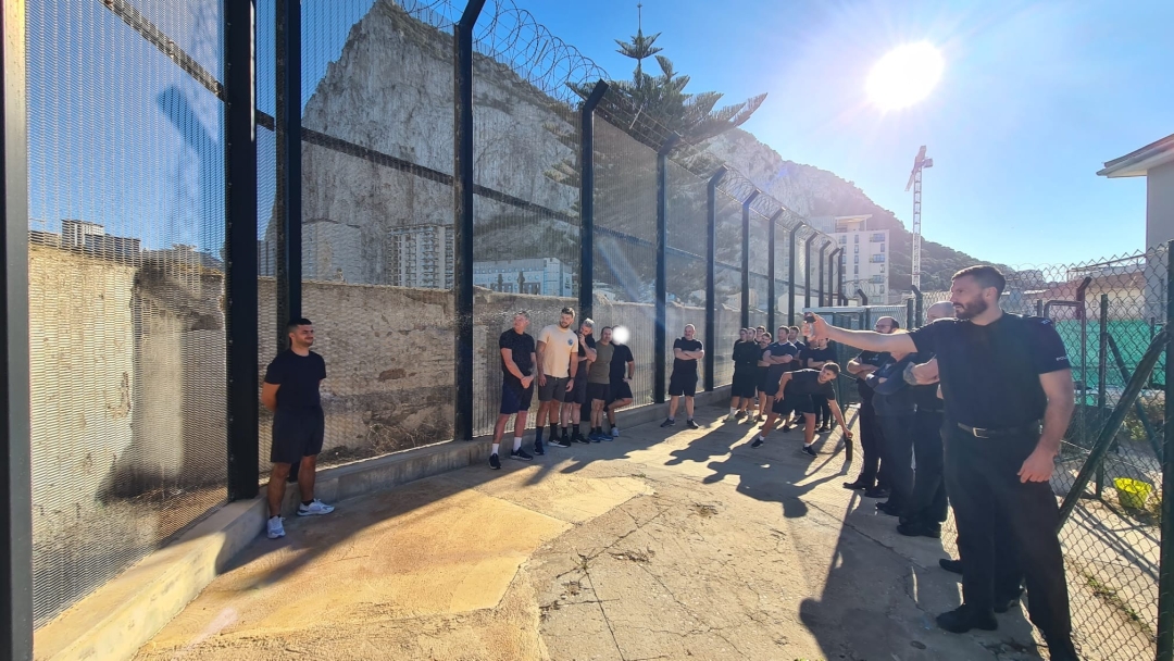 RGP Recruits Get A Taste Of Pepper Spray - Your Gibraltar TV (YGTV)