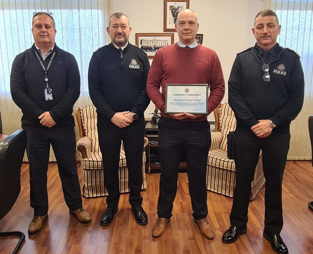 RGP Officer Receives Commendation - Your Gibraltar TV (YGTV)