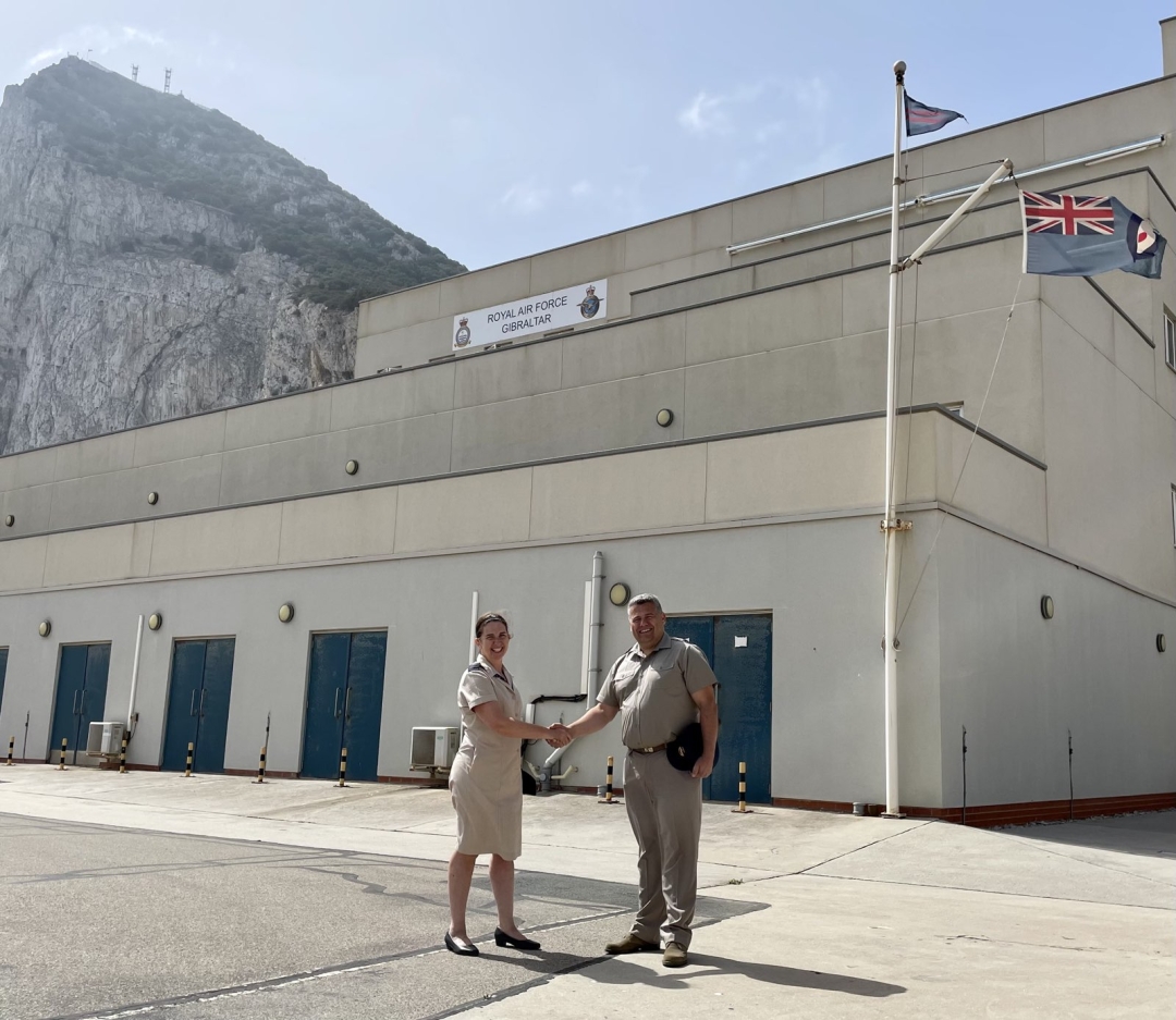 Handover Of RAF Gibraltar Station Commander - Your Gibraltar TV (YGTV)