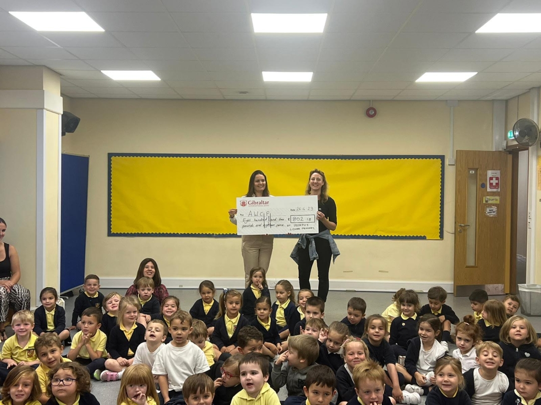 St Joseph’s Lower Primary Raise Over £800 For AWCP - Your Gibraltar TV ...