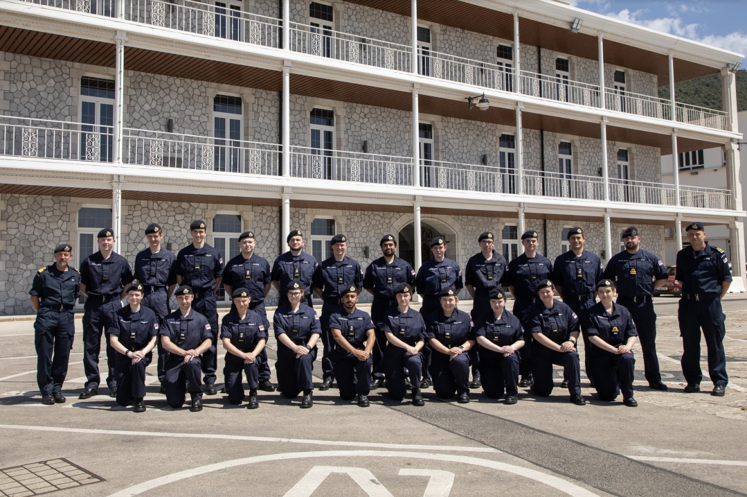 Visit From The University Royal Navy Unit - Your Gibraltar TV (YGTV)