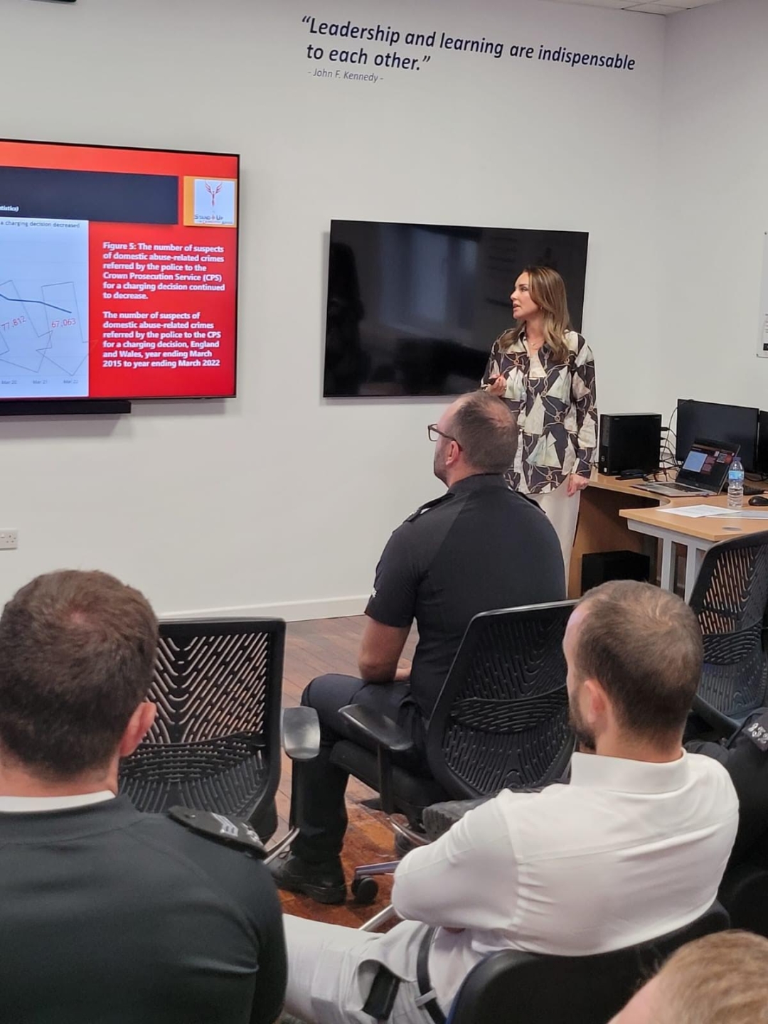 Rachel Williams Briefs RGP Officers - Your Gibraltar TV (YGTV)