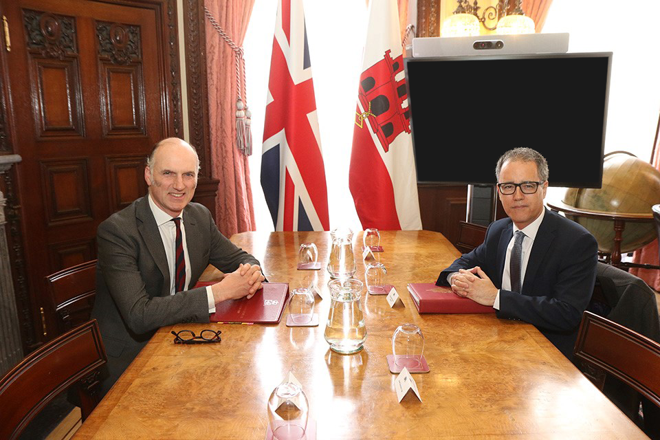 Garcia Meets UK Europe Minister - Your Gibraltar TV (YGTV)