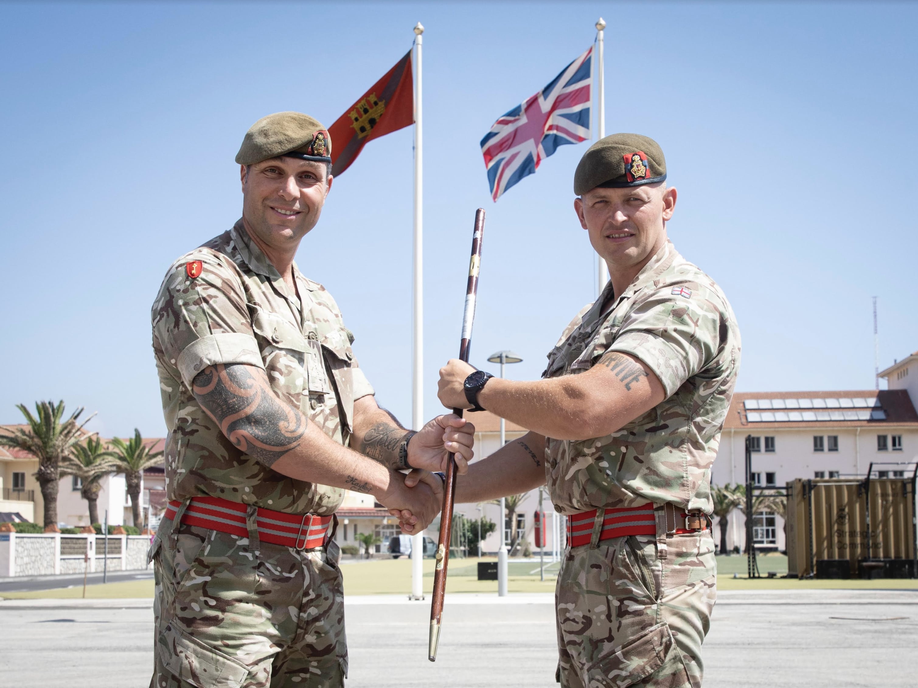 Regimental Promotion And New Regimental Sergeant Major - Your Gibraltar ...