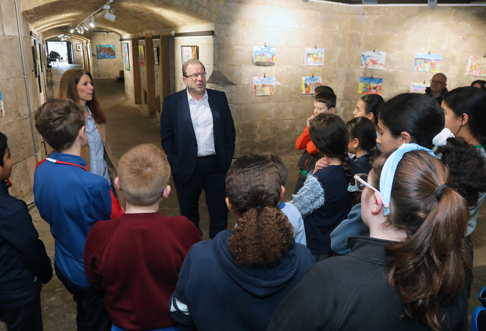 GEMA Gallery Tour for St Bernard’s School Pupils - Your Gibraltar TV (YGTV)