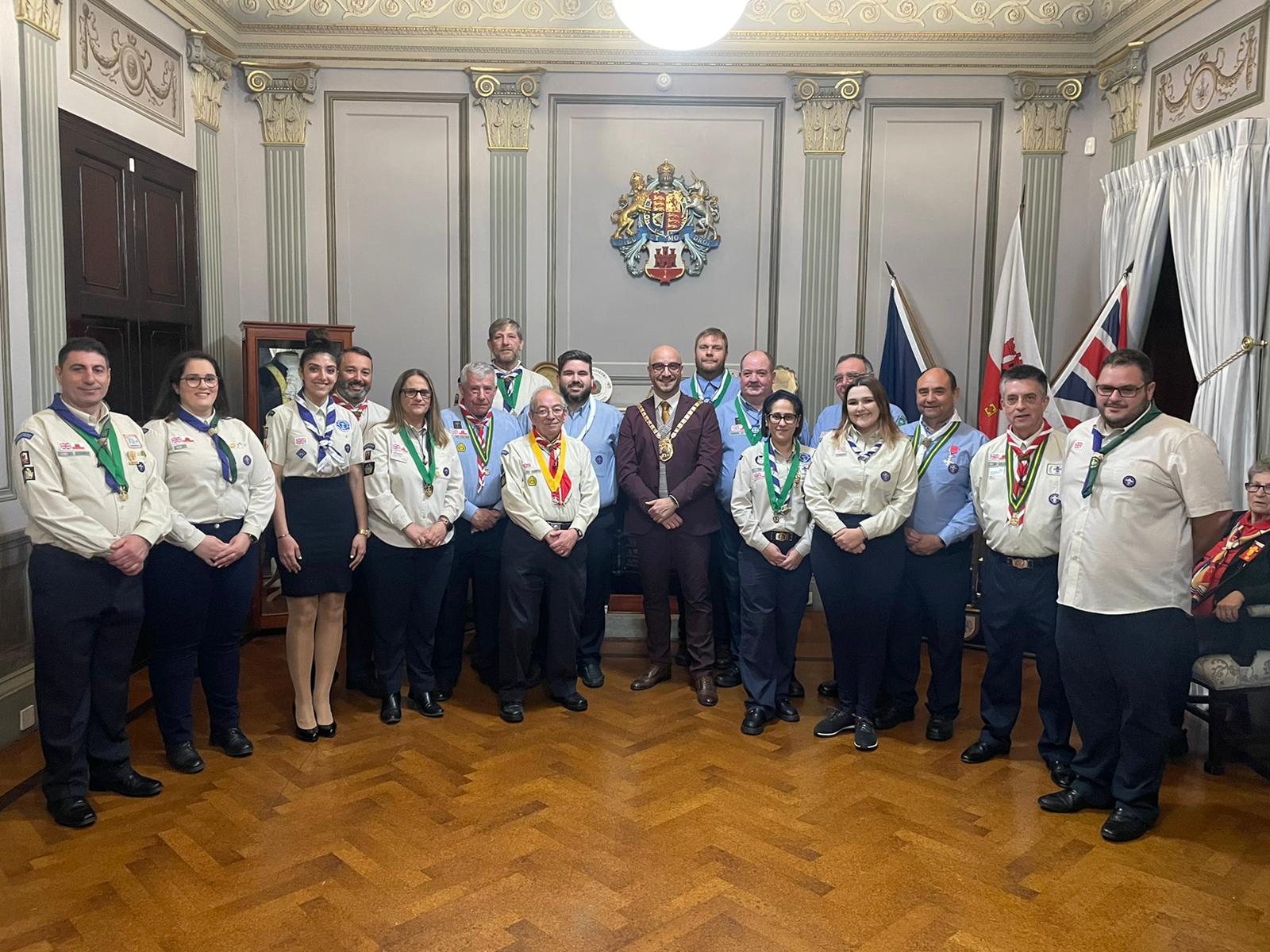 Reception for the Scouting and Girlguiding Organisations in Gibraltar ...
