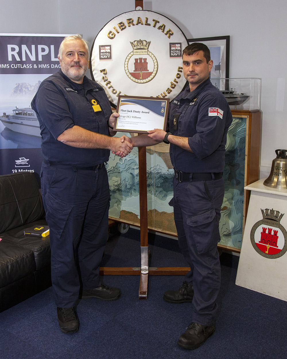 Top Award for Member of Royal Navy Gib Squadron - Your Gibraltar TV (YGTV)
