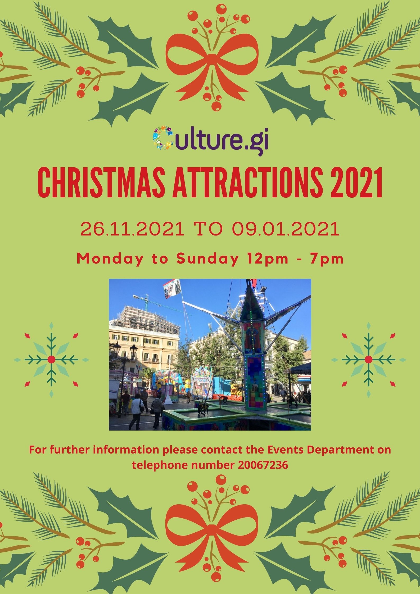 Christmas Fair Attractions To Go Ahead - Your Gibraltar TV (YGTV)