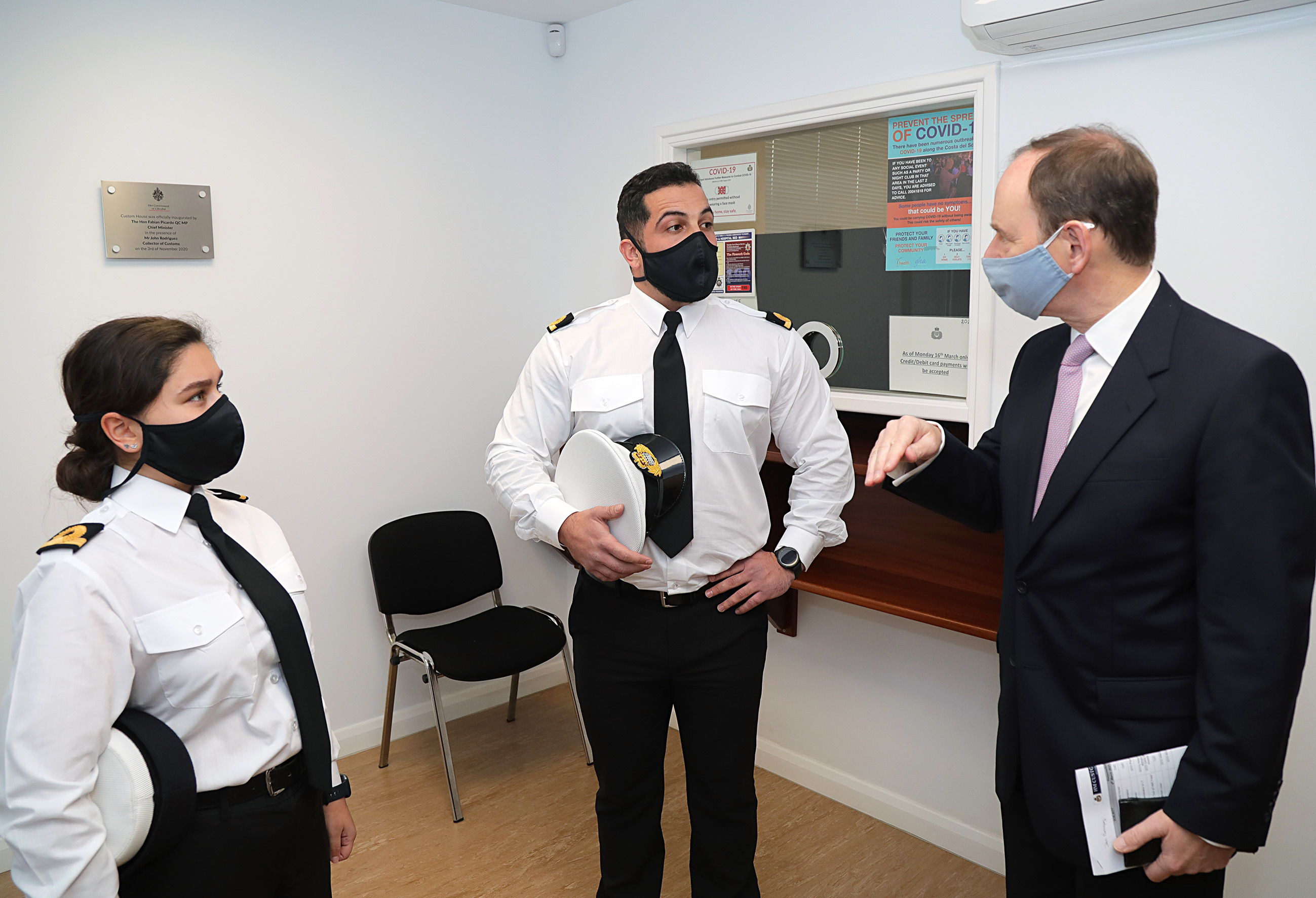 Governor visits HM Customs - Your Gibraltar TV (YGTV)
