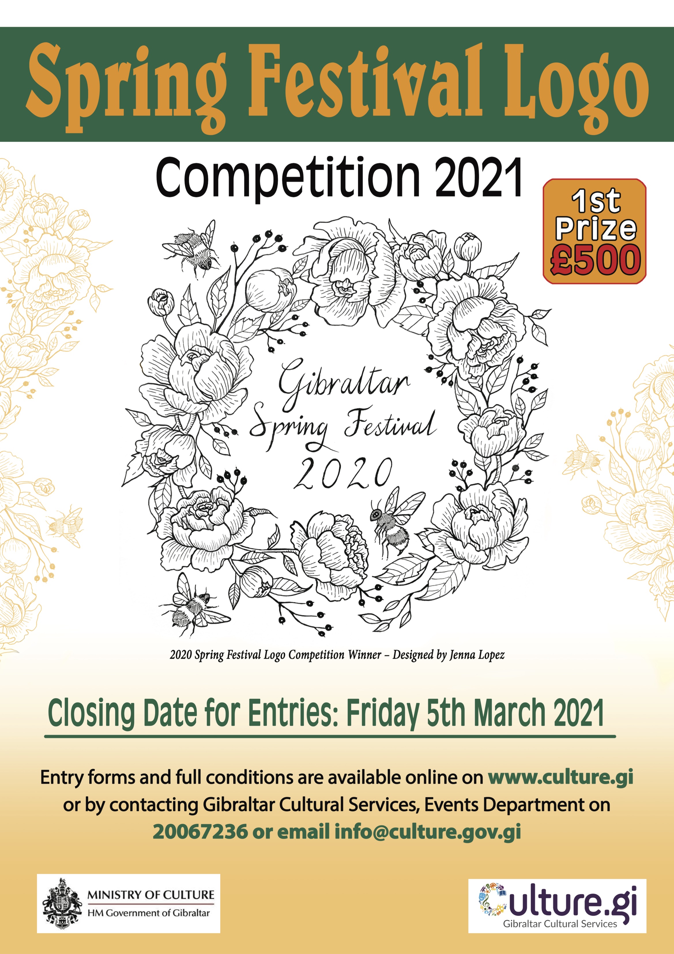 Gibraltar Spring Festival 2021 - Spring Logo Competition - Your ...