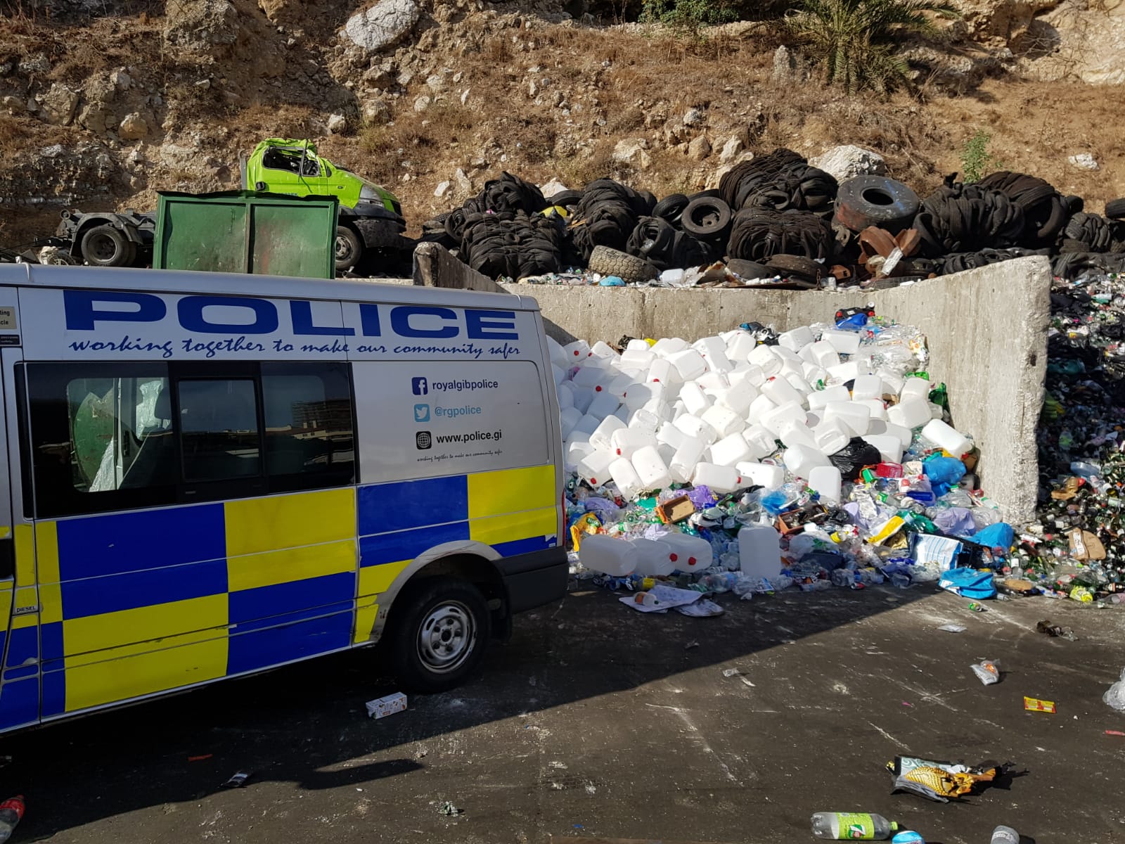 RGP Recycle Fuel Containers - Your Gibraltar TV (YGTV)