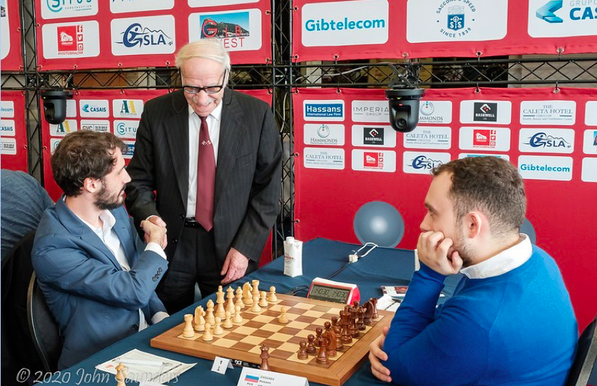 Sir Joe Bossano Visits The Chess Festival - Your Gibraltar TV (YGTV)