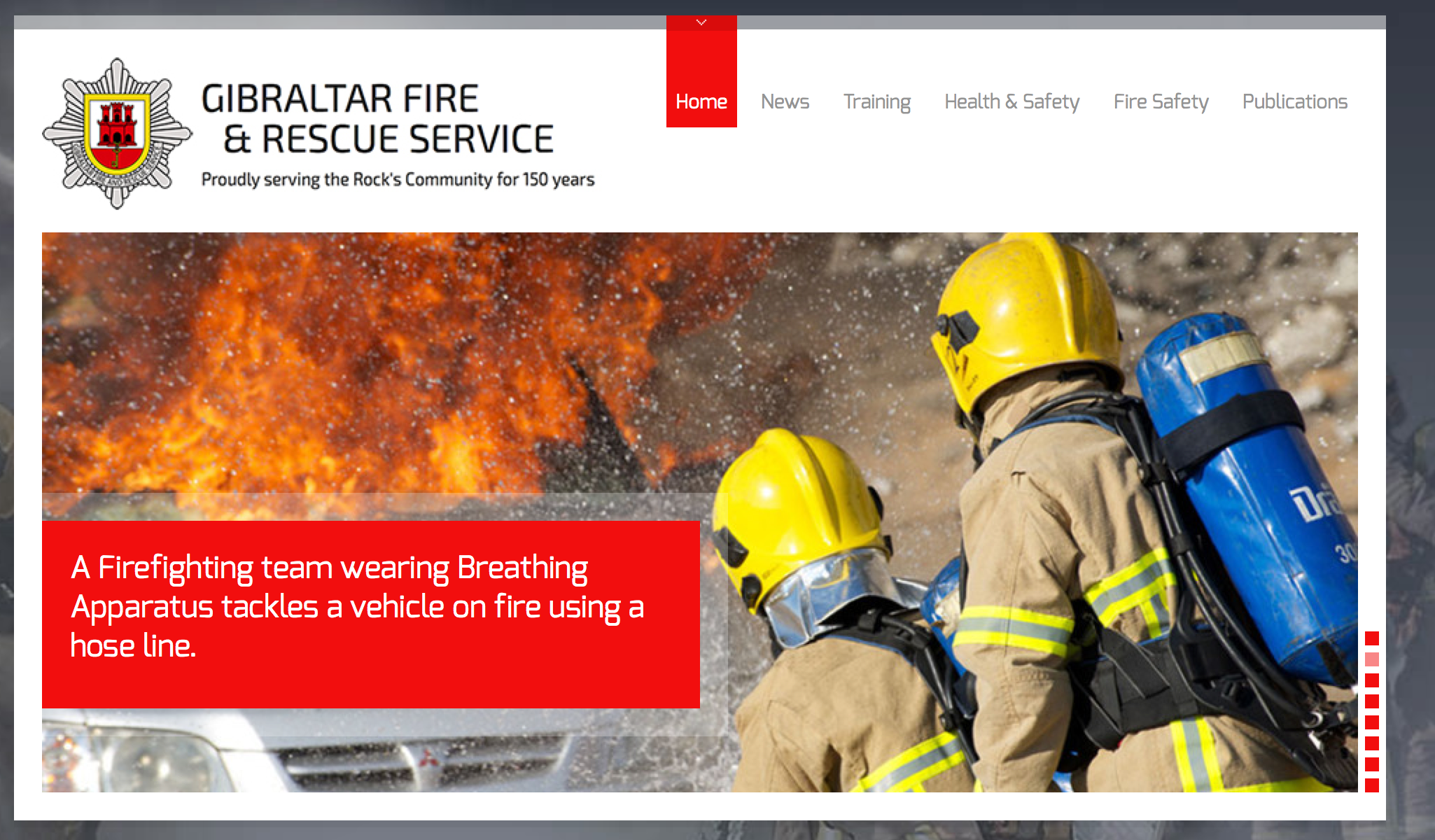 Feb 16 - Fire Service Launches New Website - Your Gibraltar TV (YGTV)