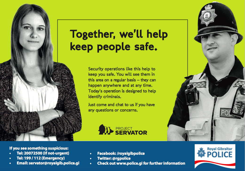 Jun 01 - Official Launch Of The RGP’s Project Servator - Your Gibraltar ...