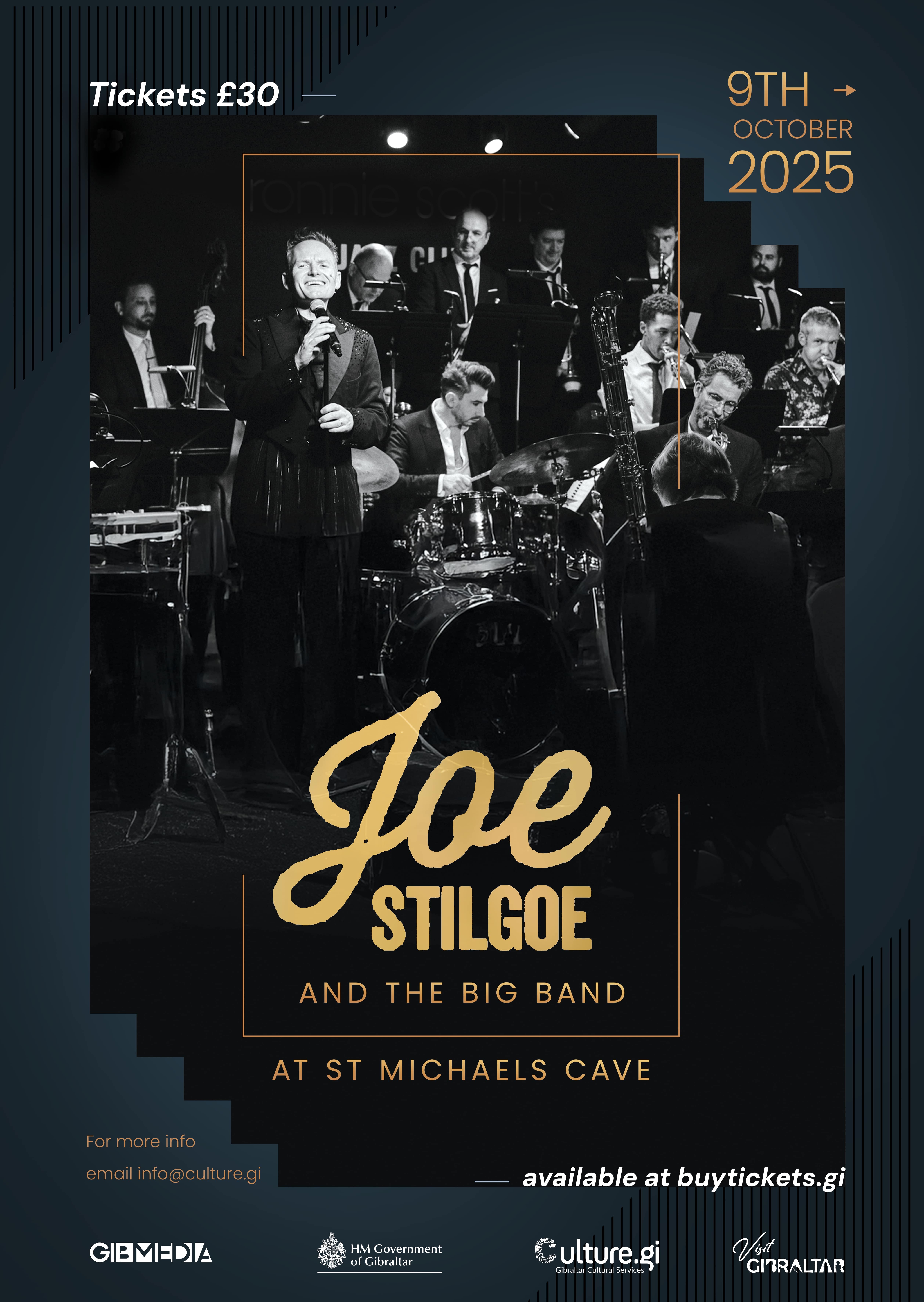 Joe Stilgoe And The Big Band To Play St Michael’s Cave - Your Gibraltar ...