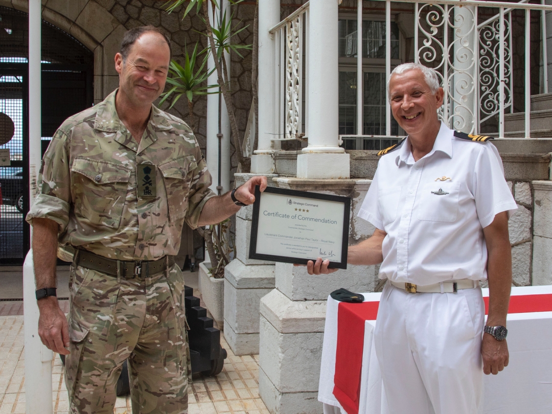 British Forces Gibraltar Says Farewell To Lieutenant Commander Jonathan ...