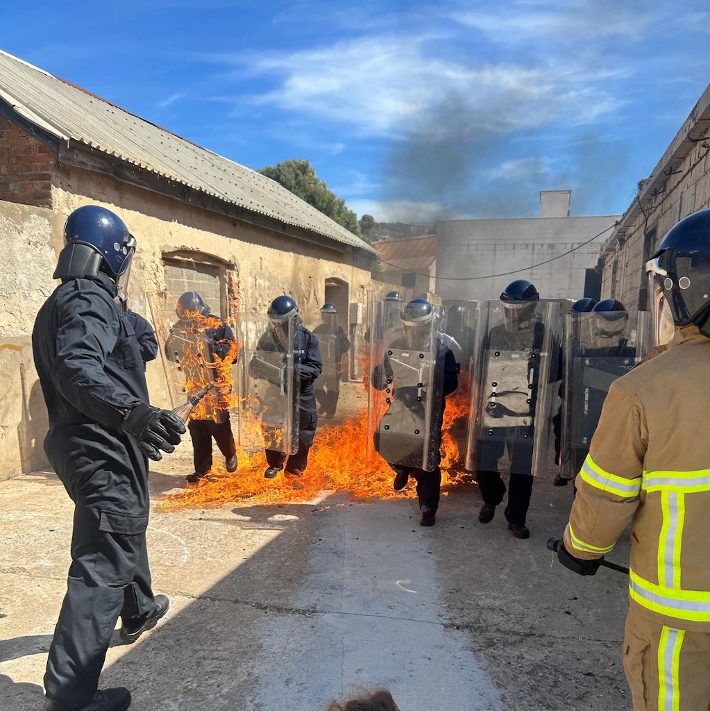 Public Order Public Safety Training - Your Gibraltar TV (YGTV)