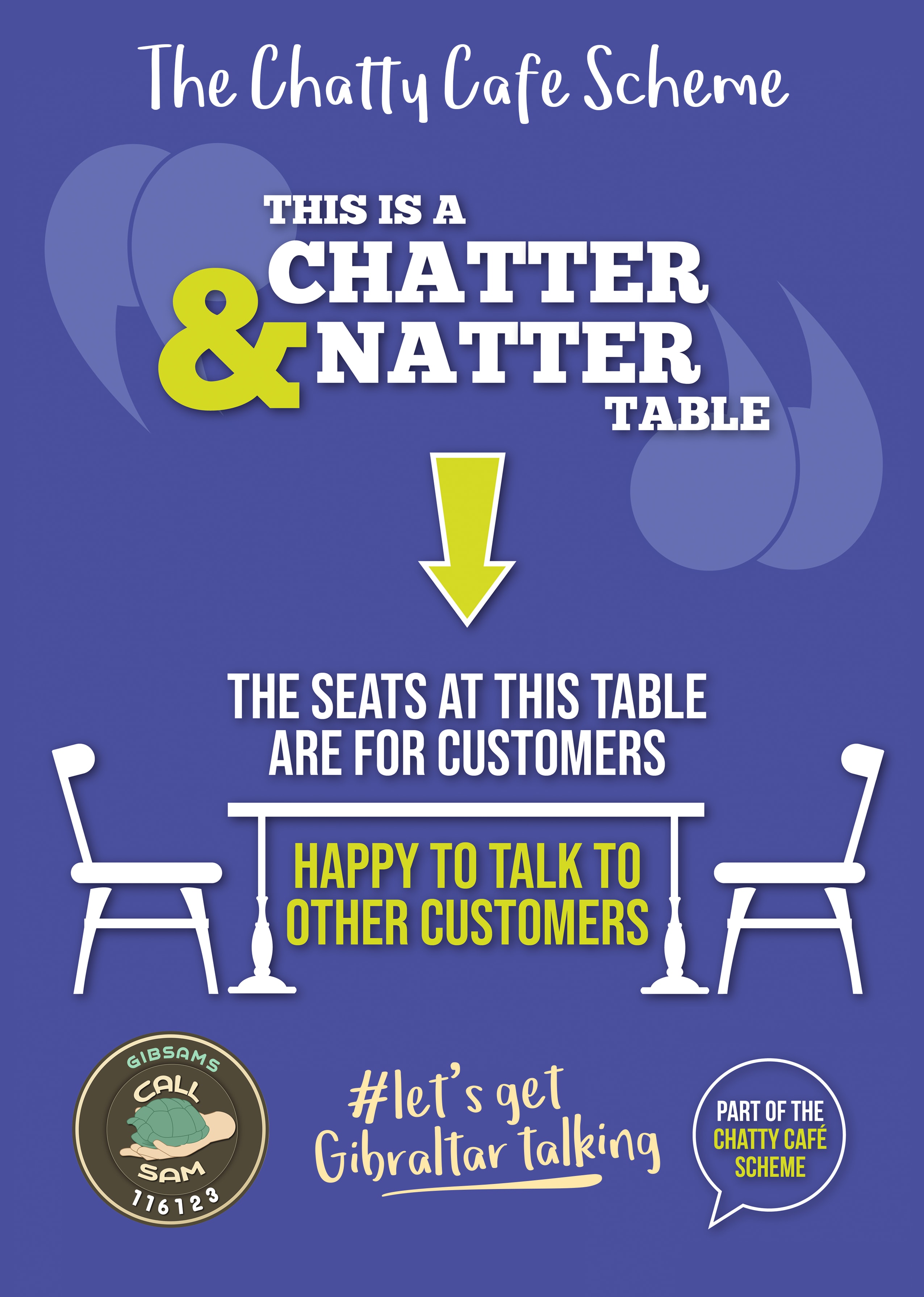 Aug 20 - GibSams To Launch Chatty Cafe Scheme - Your Gibraltar TV (YGTV)