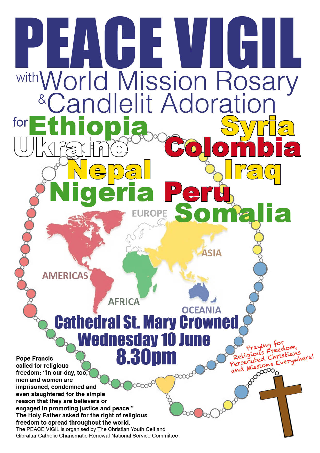 June 02 - Peace Vigil Next Week - Your Gibraltar TV (YGTV)