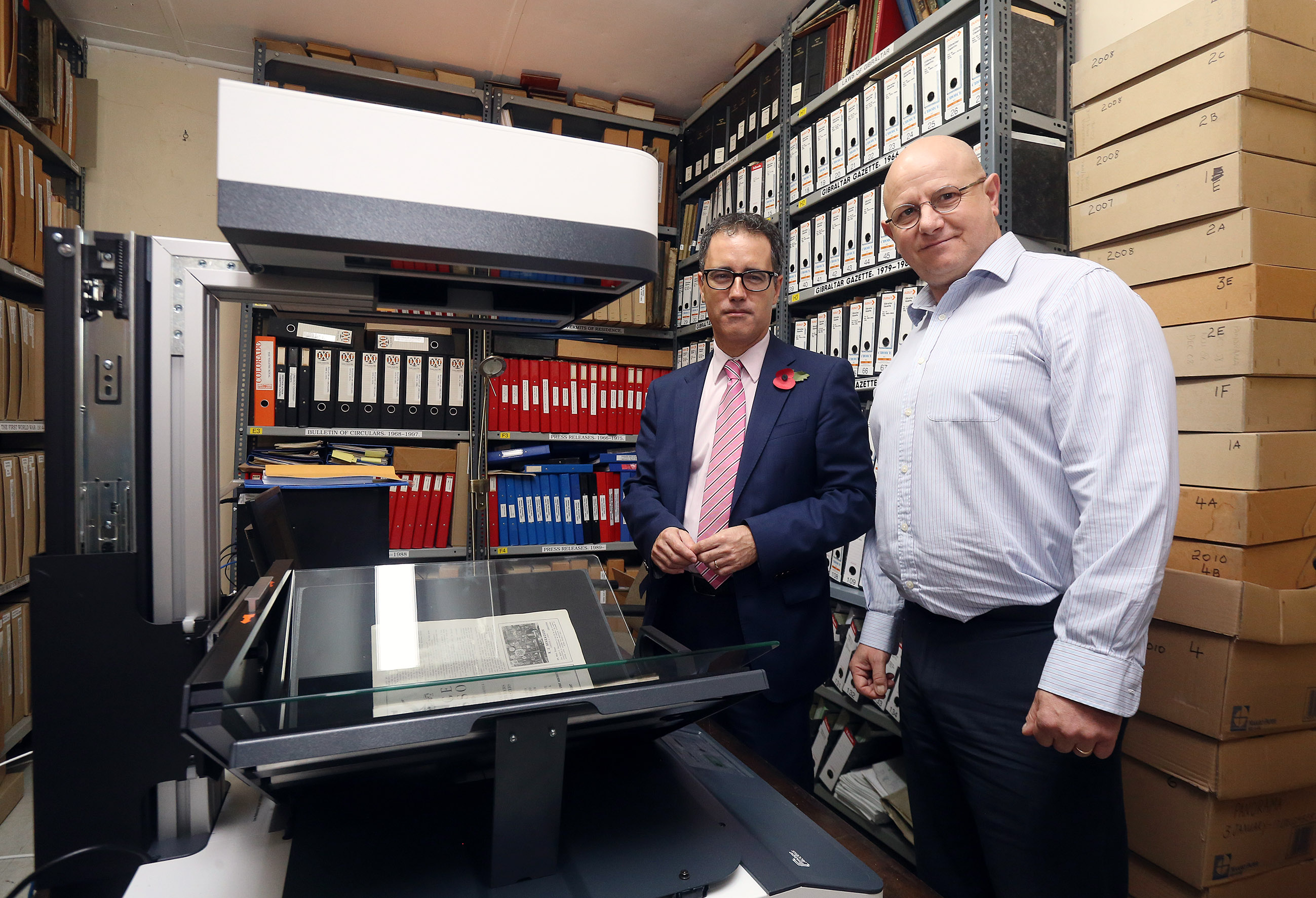 Nov 16 - New Scanner For The National Archives - Your Gibraltar TV (YGTV)