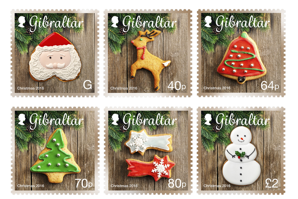 Nov 08 - New Set Of Christmas "Cookies" Stamps Issued - Your Gibraltar ...