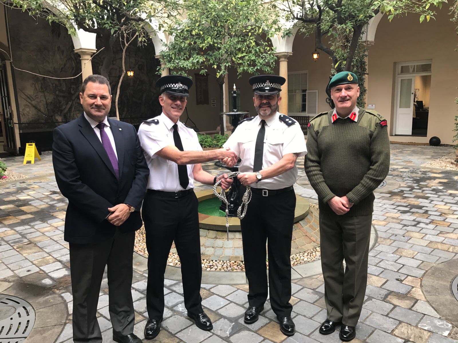 Feb 02 - Handover Of RGP Honorary ADC - Your Gibraltar TV (YGTV)