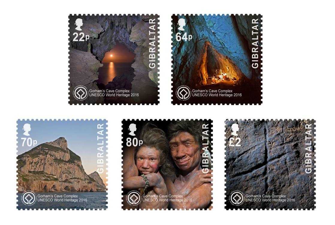 Sep 23 - New Stamps Issued To Commemorate UNESCO Gorham's Cave Complex ...