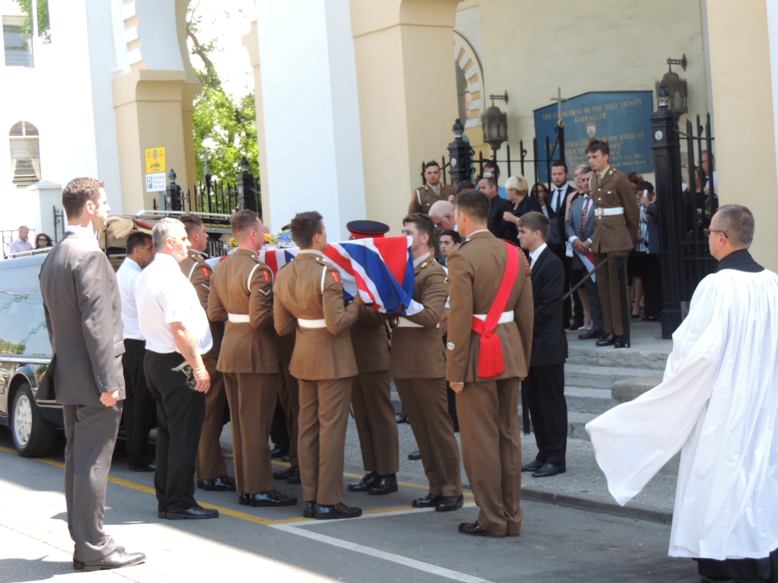 Jun 03 - Funeral And Service Held For Royal Gibraltar Regiment Soldier ...