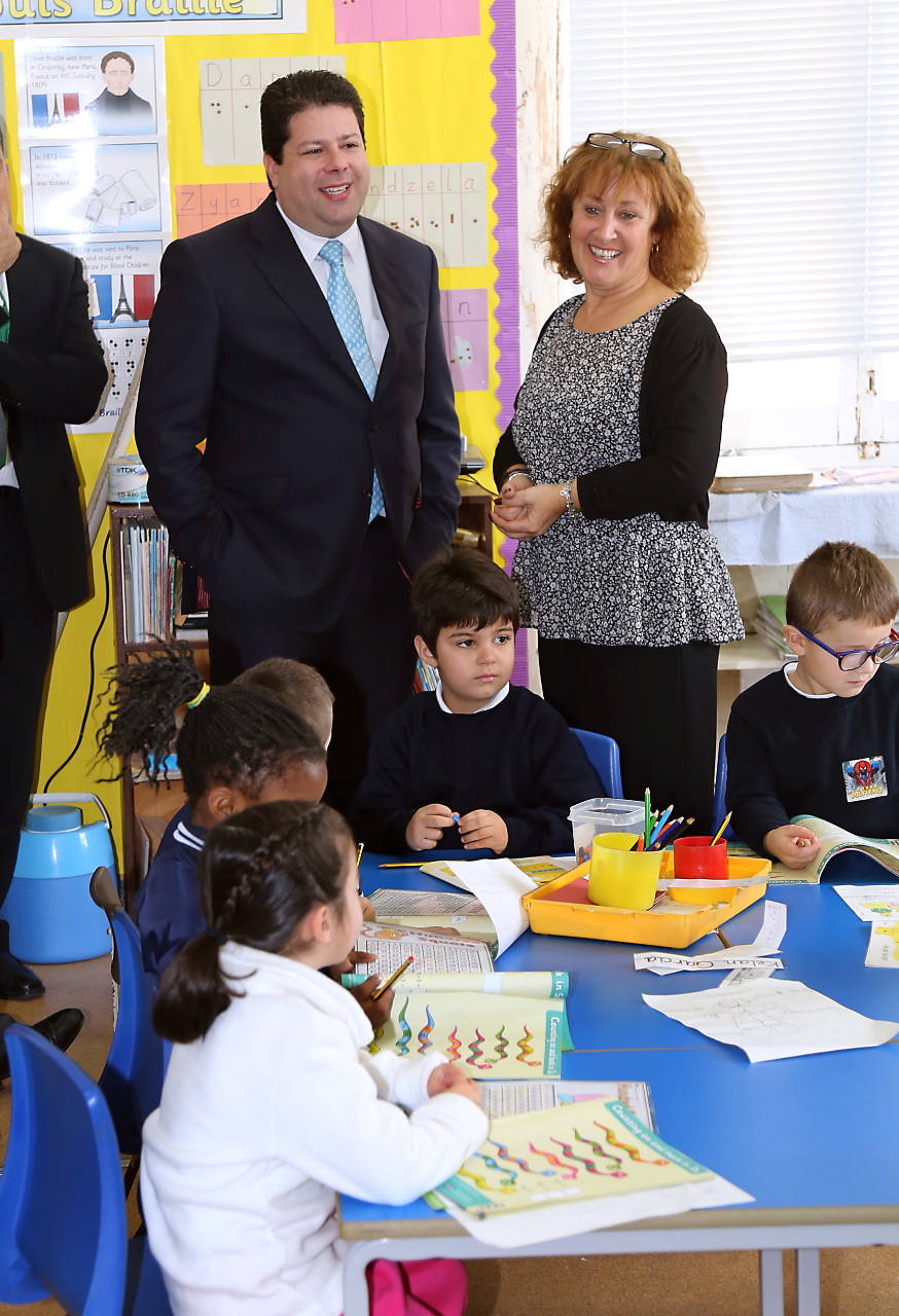 Jan 15 - Picardo Visits St. Bernard's School - Your Gibraltar TV (YGTV)