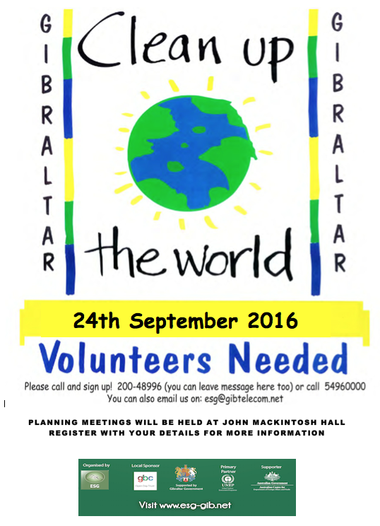 Sep 21 - ESG Call For Volunteers To Participate In Clean Up The World ...