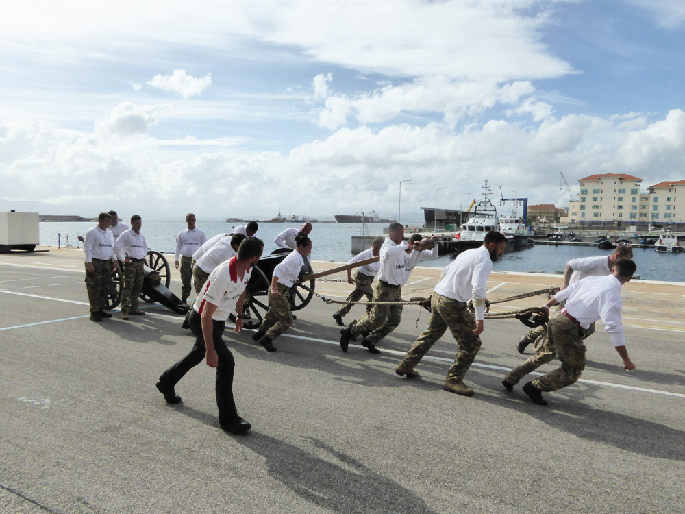 May 12 - All Set For The Big Contest – Gibraltar’s Field Gun Crew In ...