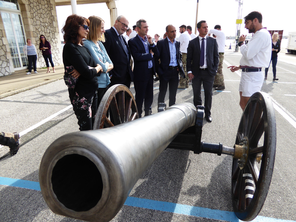 May 12 - All Set For The Big Contest – Gibraltar’s Field Gun Crew In ...
