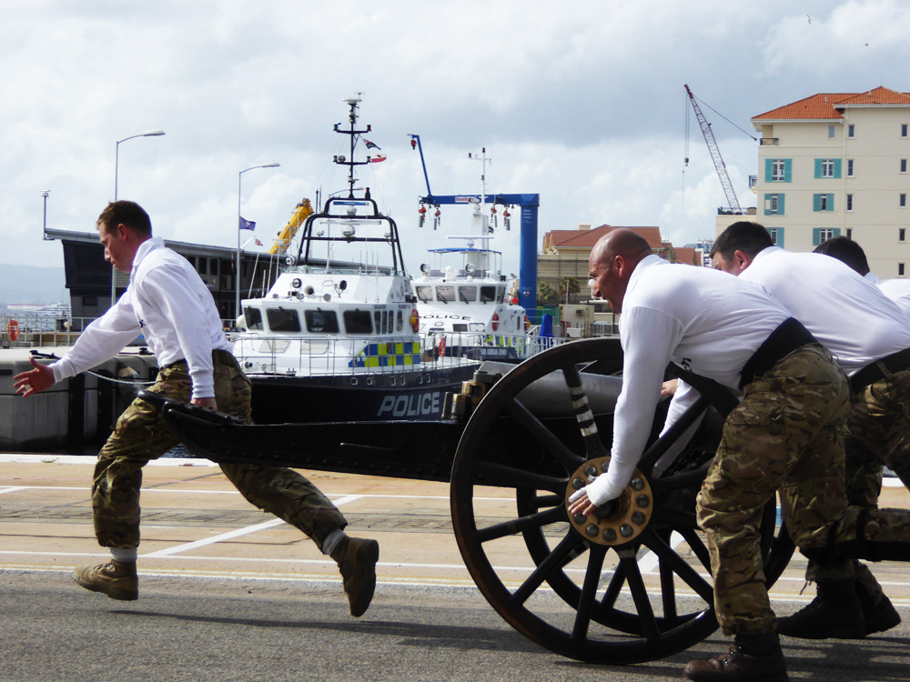 May 12 - All Set For The Big Contest – Gibraltar’s Field Gun Crew In ...