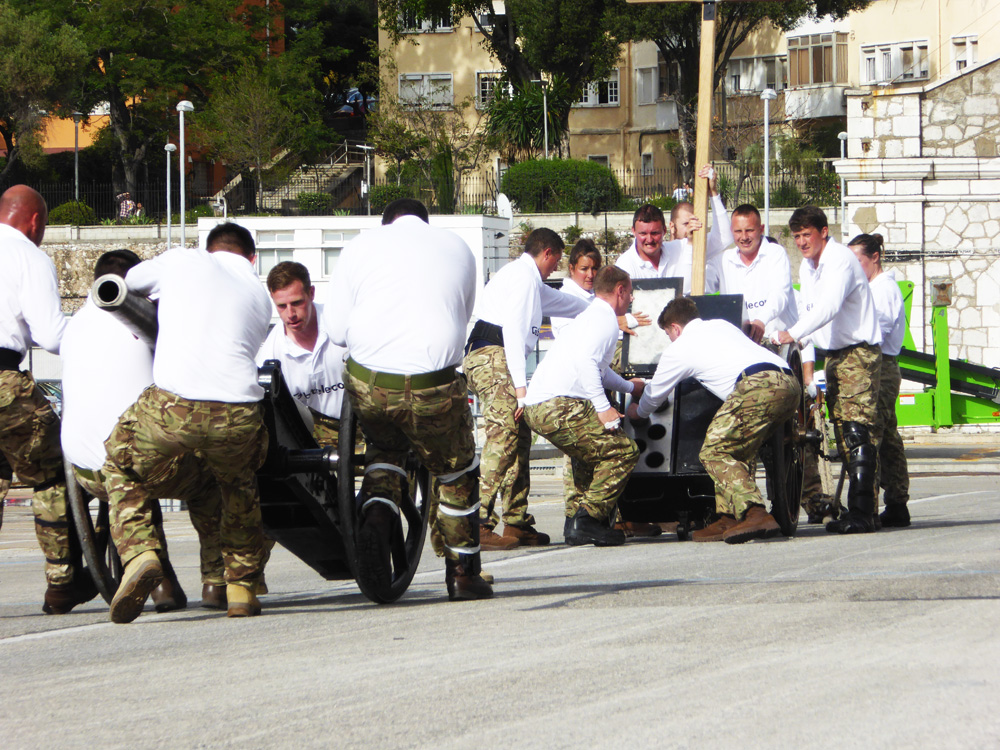 May 12 - All Set For The Big Contest – Gibraltar’s Field Gun Crew In ...