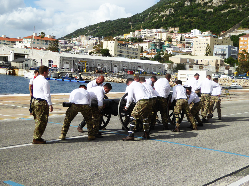 May 12 - All Set For The Big Contest – Gibraltar’s Field Gun Crew In ...