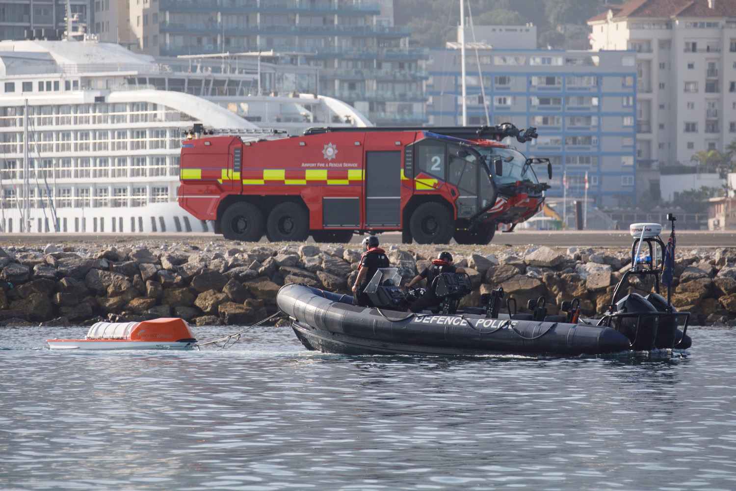 Airfield Exercise At RAF Gibraltar - Your Gibraltar TV (YGTV)