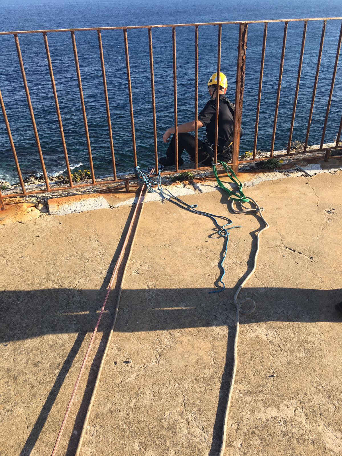 May 17 - Fire And Rescue Service Rescue Boy Climbing At Europa Point ...